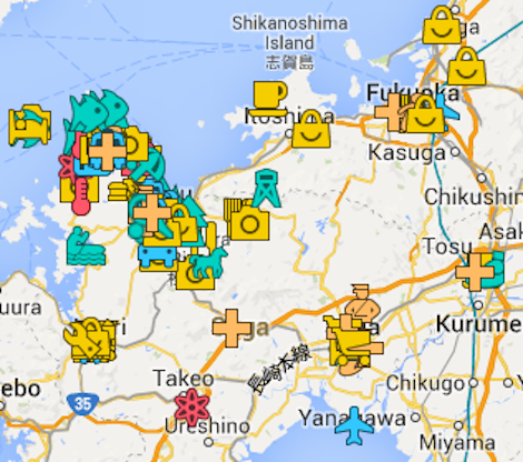 Saga Interactive Map | Saga JET Programme